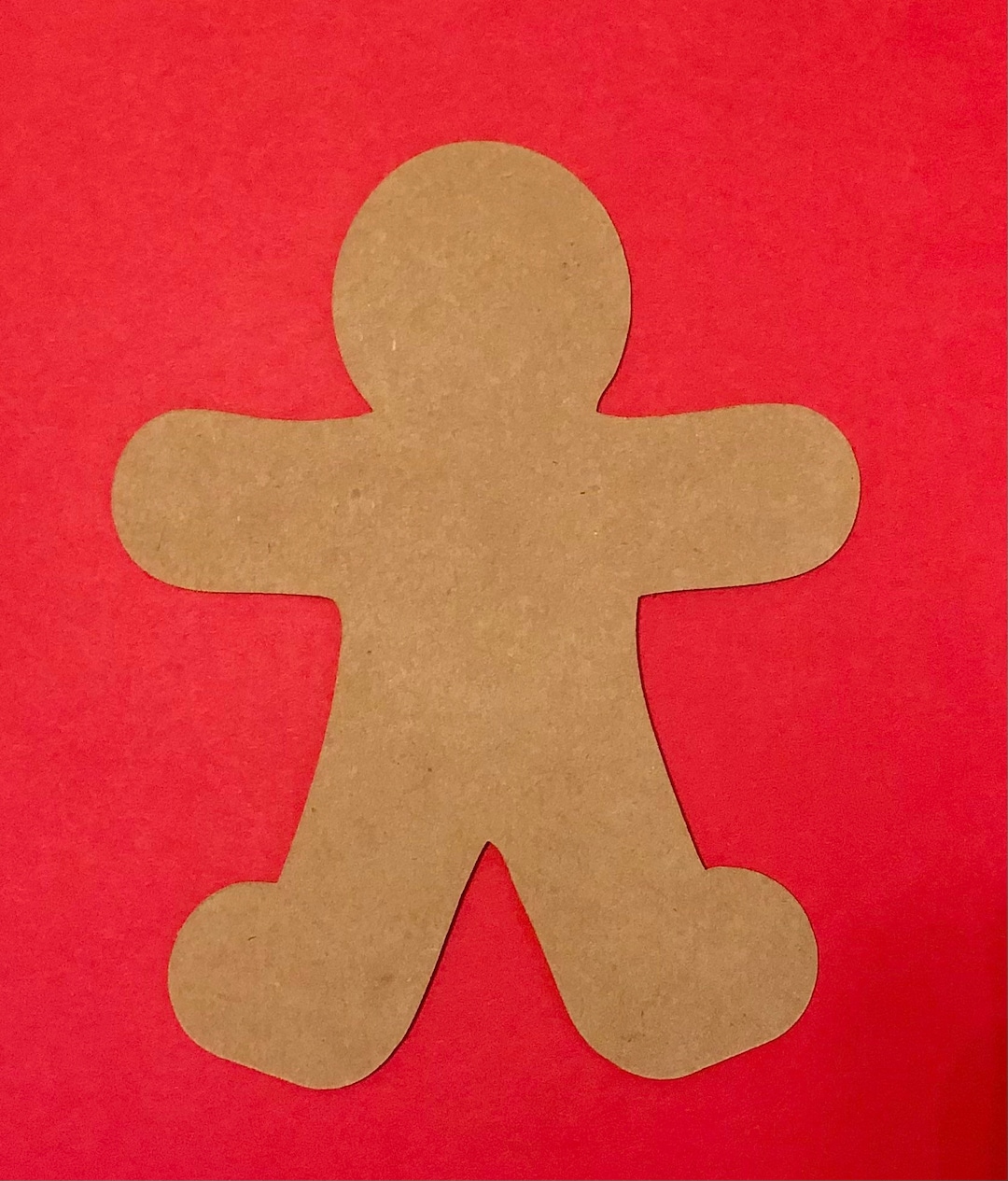 Christmas-gingerbread Man Die Cut Christmas Paper Cut Outs - Etsy