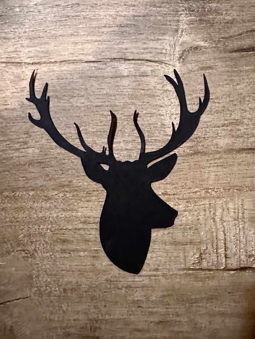 Hunting Theme Deer Head,paper Deer Punch Out, Scrapbook Albums ...