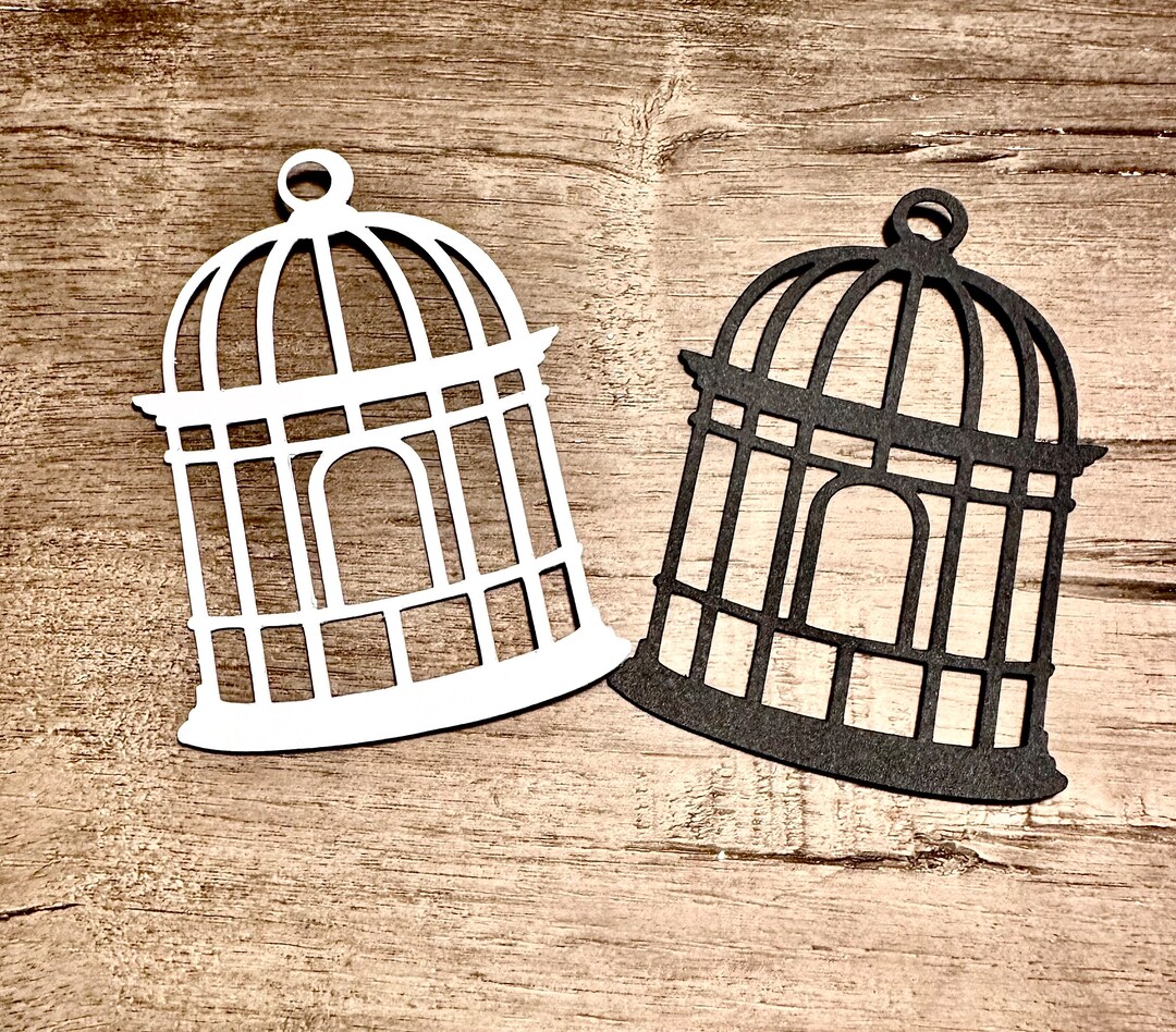 Bird Cage Paper Cut Out, Cute Scrapbook Supplies, Paper Cages, Die Cuts ...