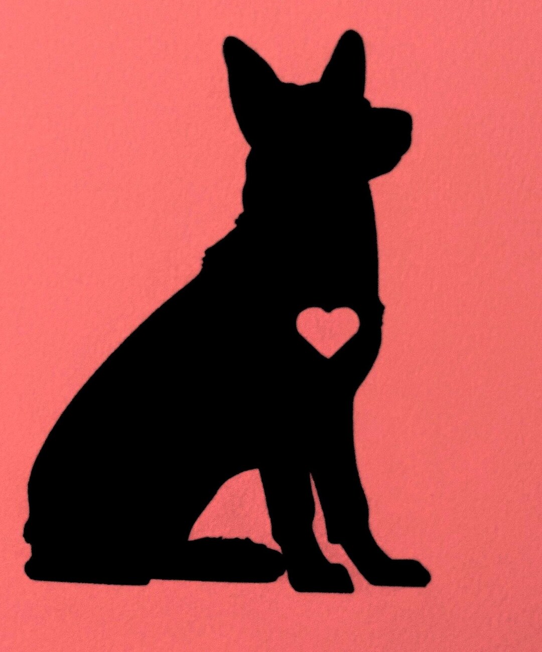 Paper Dog Cut Outs ,german Shepherd Die Cut, Rescue Dogs Paper Cut Outs ...