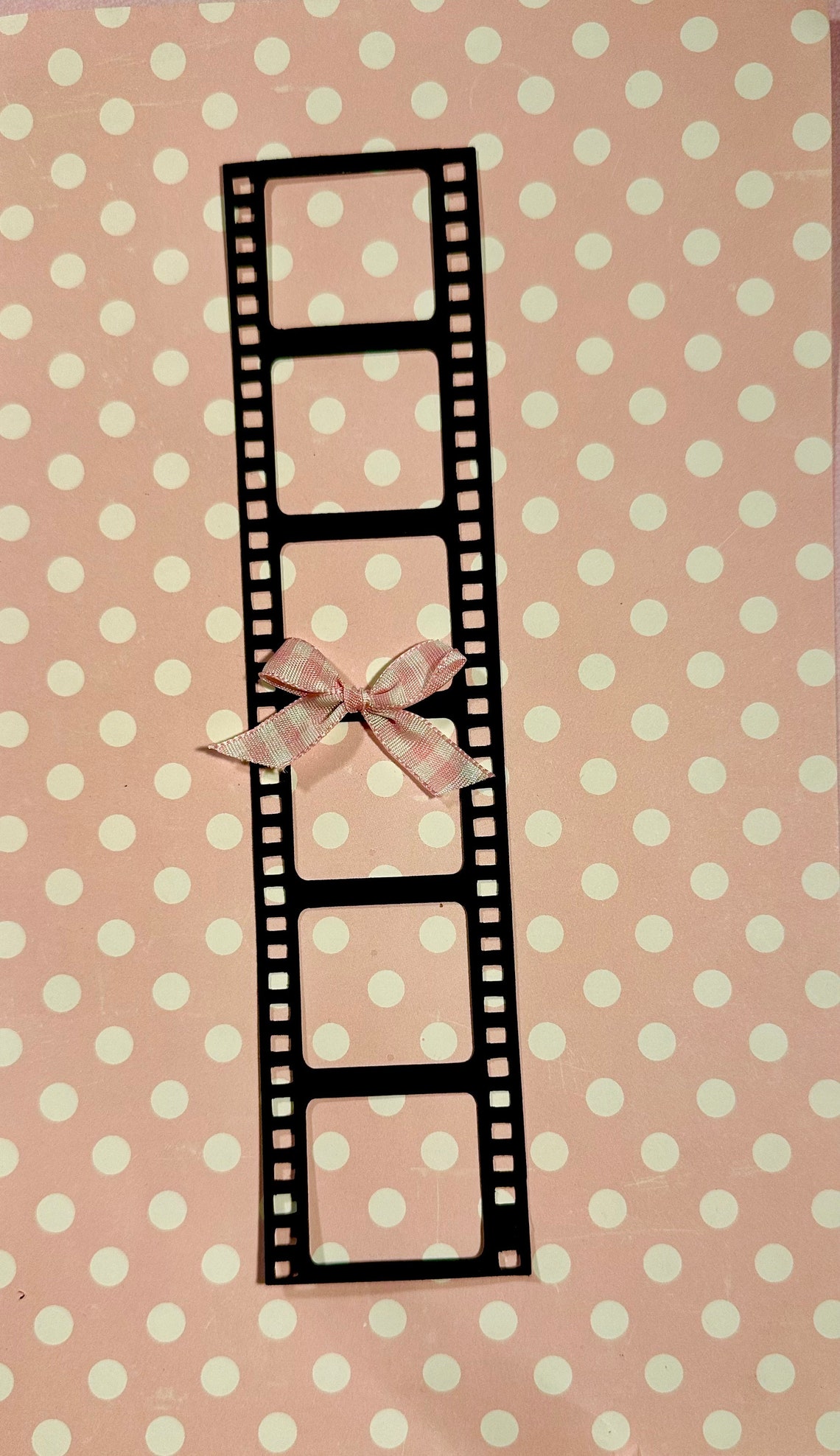 Retro Film Strip Die Cut, Paper Vintage Camera Negative , Paper Cut ...