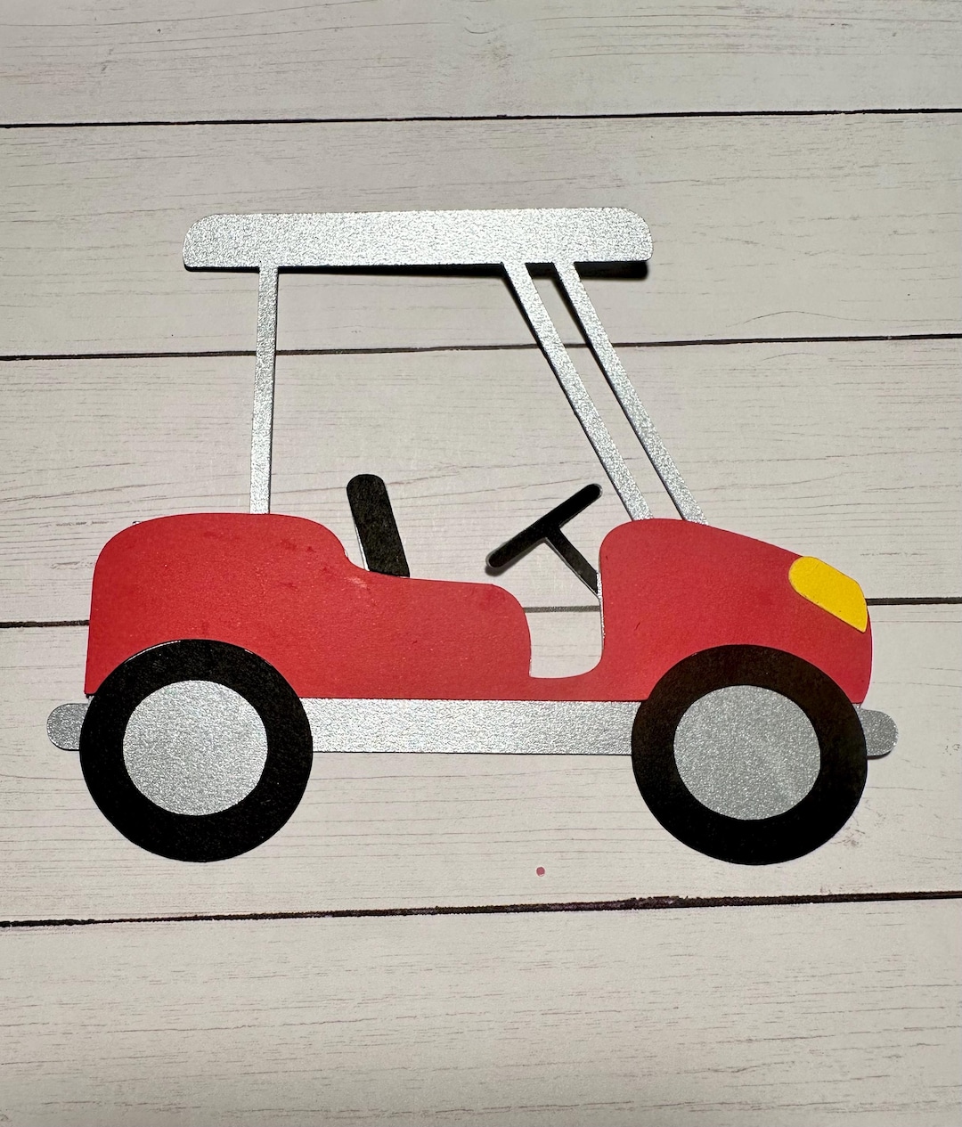 Camping Golf Cart, Die Cut , Paper Cut Outs , Cute Summer off Road ...