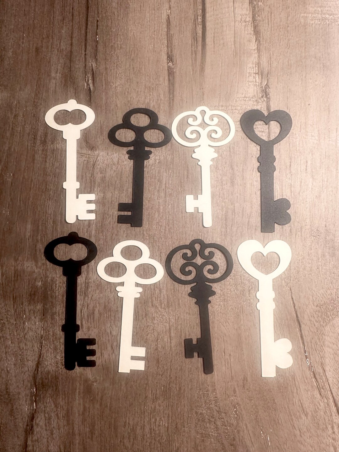 Paper Cut Out Key , Victorian Key, Paper Die Cuts for Junk Journals ...