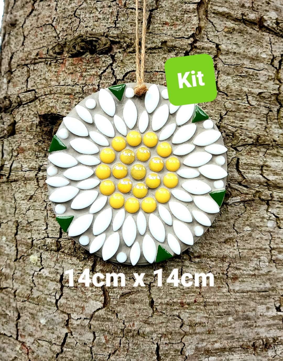 Daisy Mosaic Craft Kit, Make Your Own, in the UK, Birthday Gift, Daisy ...