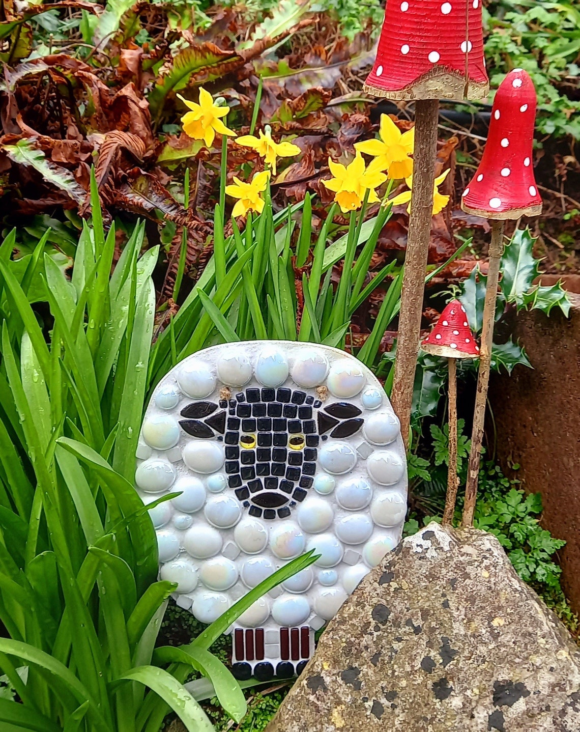 Mosaic Sheep Craft Kit: DIY Spring Home Decor (19.5cm X 15cm) - Etsy UK