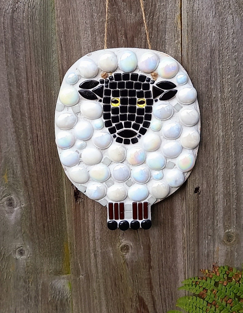 Mosaic Sheep Craft Kit: DIY Spring Home Decor (19.5cm X 15cm) - Etsy UK