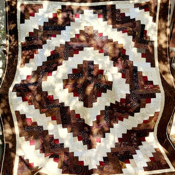 Brown Quilt - Etsy
