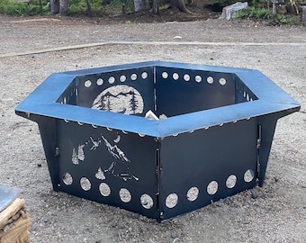 Labrador & Ducks Fire Pit Ring 16 Tall Heavy Duty - Etsy