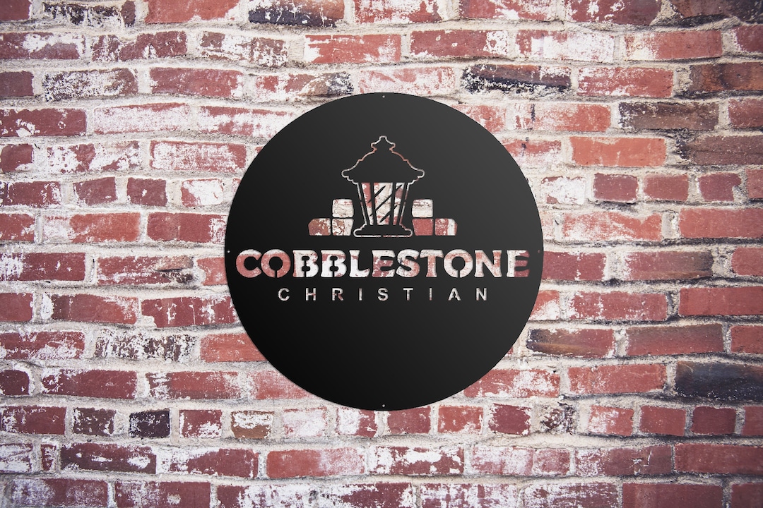 Custom Metal Business Sign: Large Outdoor Church Logo Wall Art - Etsy