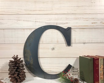 Metal Letter C | Etsy