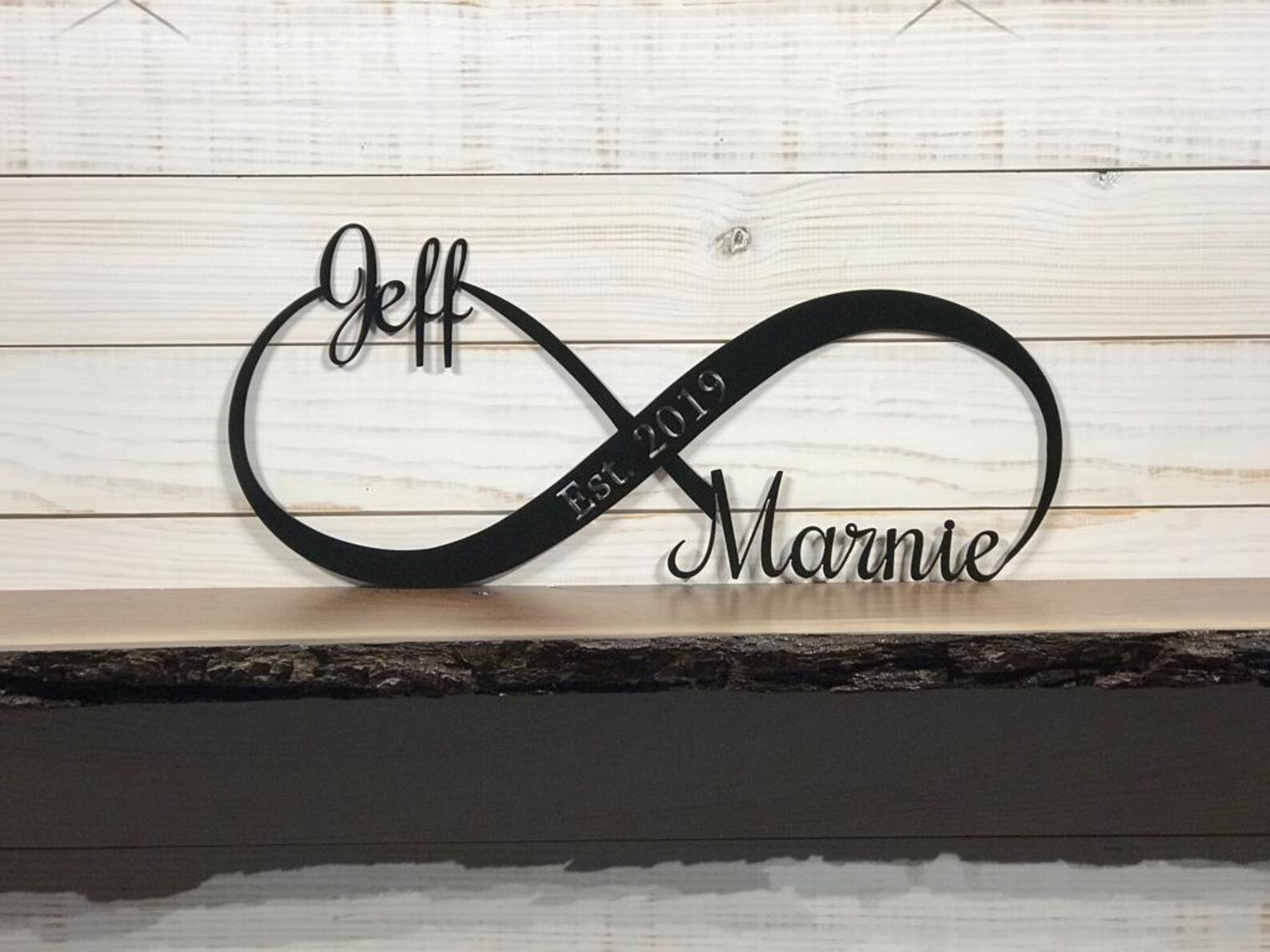 Extra Large Personalized Metal Infinity Sign Wedding Gift - Etsy