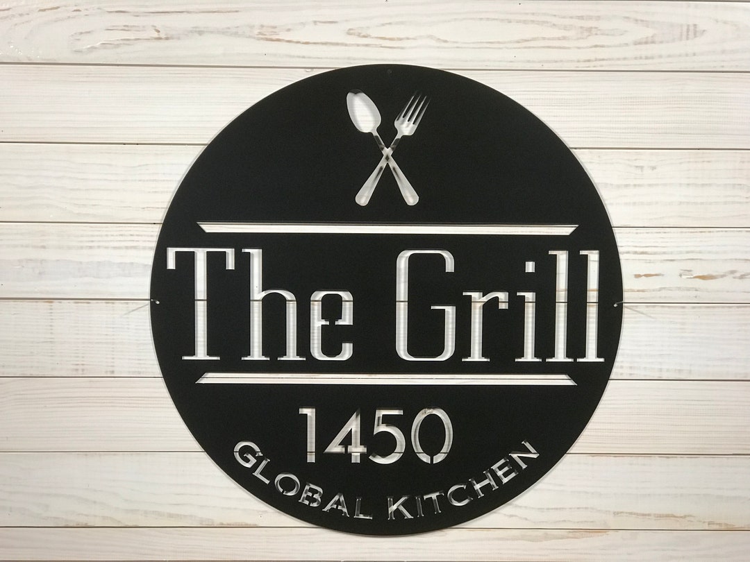 Business Sign, Custom Cut Metal Sign, Custom Logo, - Etsy