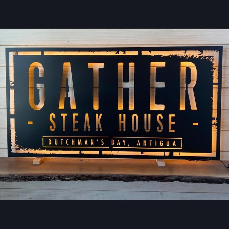 Acrylic Backlit Sign Rectangle - Etsy