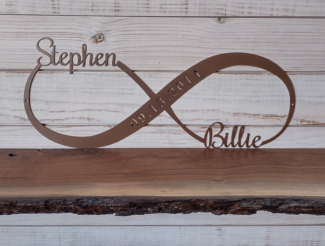 Infinity Symbol, Unique Wedding Gift for Couple, Personalized Gift - Etsy