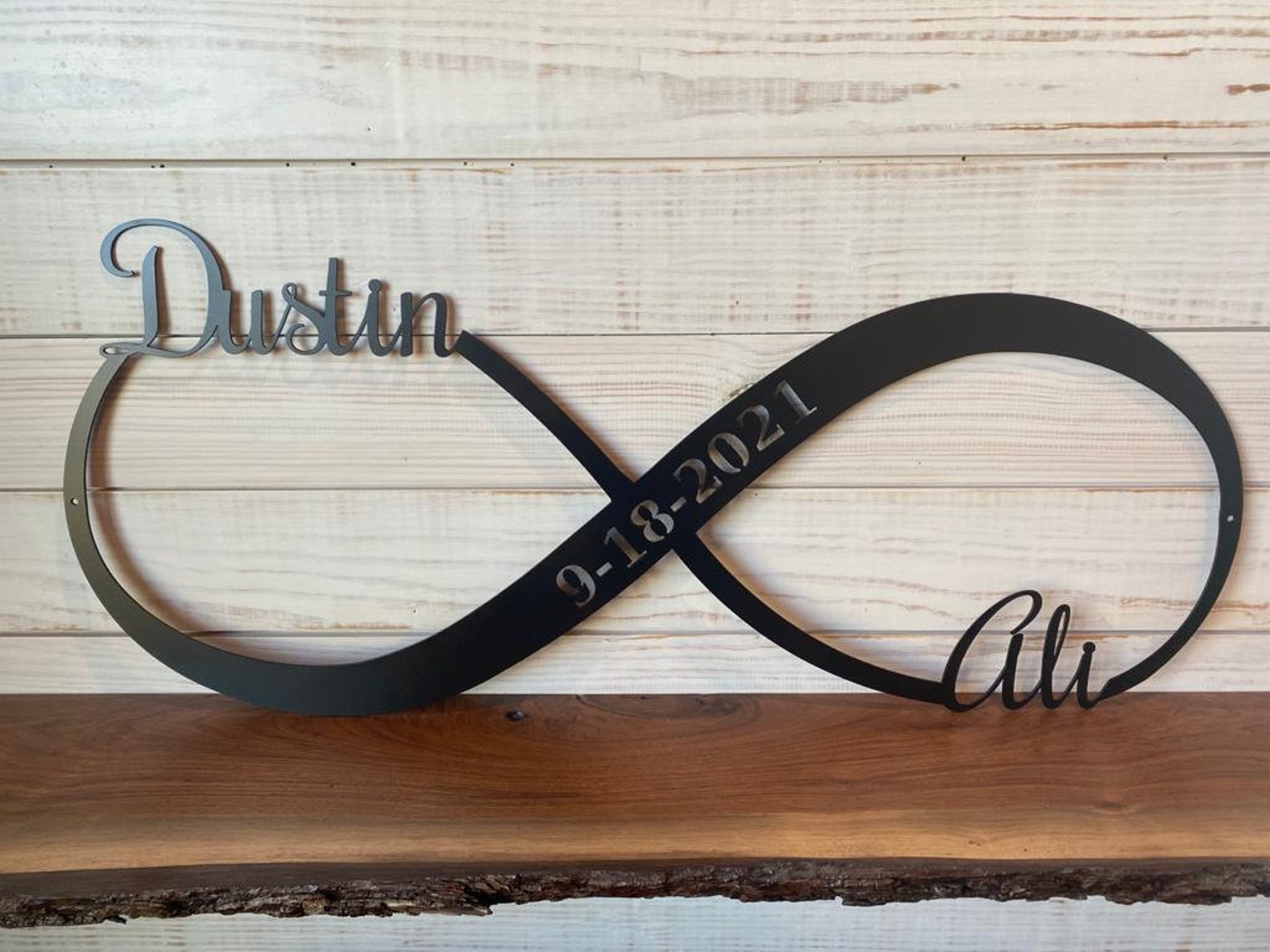 Infinity Metal Sign Personalized Gift Unique Wedding Gift - Etsy