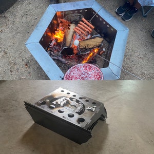 Outdoor Firepit, Collapsible Fire Pit, Housewarming Gift, Engagement ...