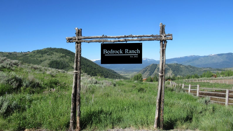 Custom Metal Sign Custom Farm Sign Metal Ranch Sign Hanging - Etsy