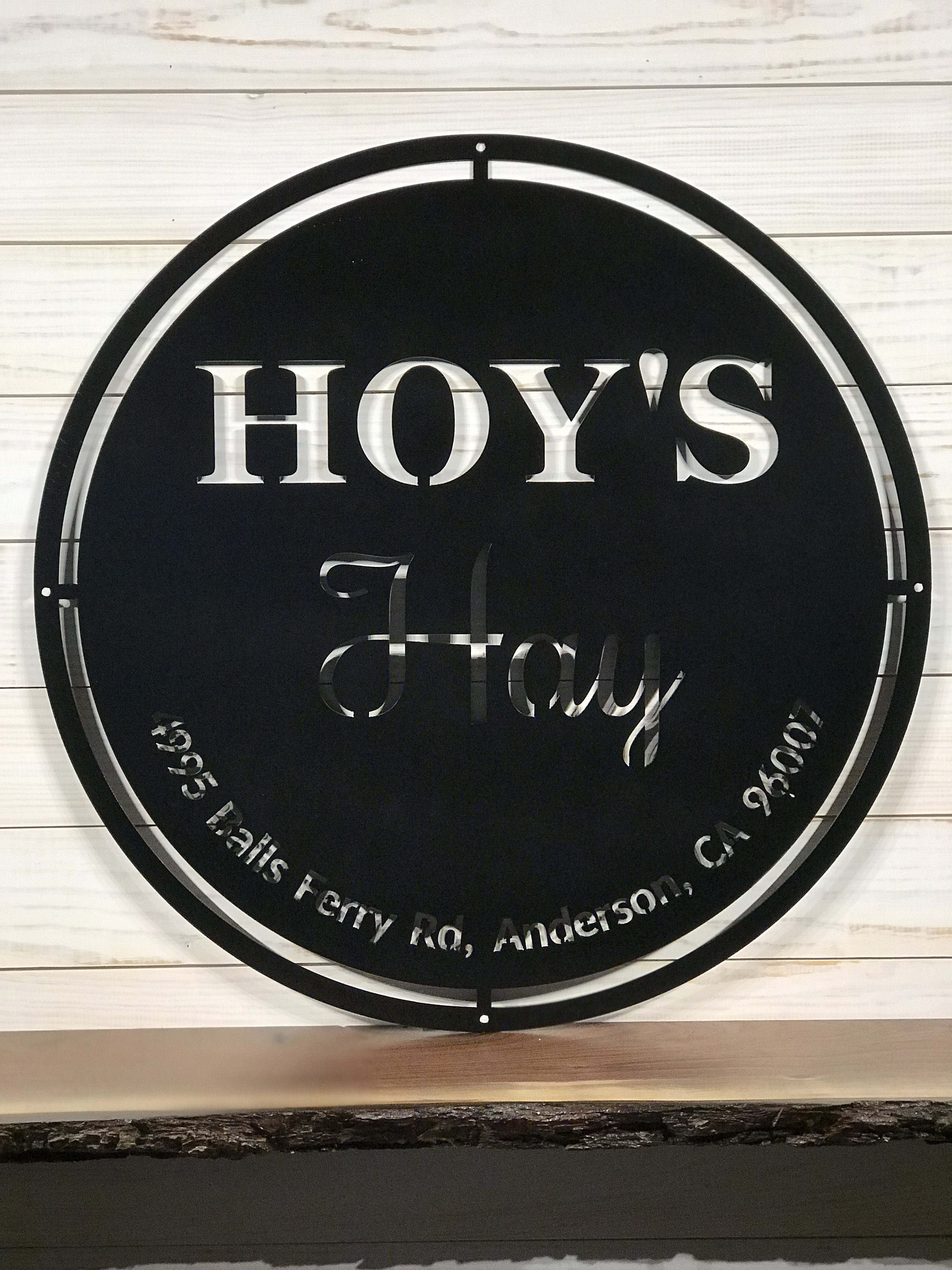 Large Custom Logo 24 inch Custom Metal Sign | Etsy