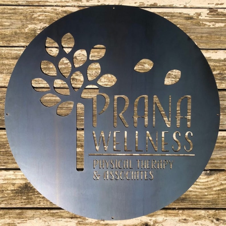 Business Sign Logo Large Outdoor Metal Wall Art Custom - Etsy