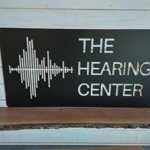 Custom 14 Gauge Metal Business Logo Sign – Rectangle, Painted/raw Metal ...
