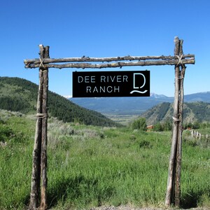 Custom Metal Farm Sign: Ranch Entrance Decor, Hanging Loops - Etsy