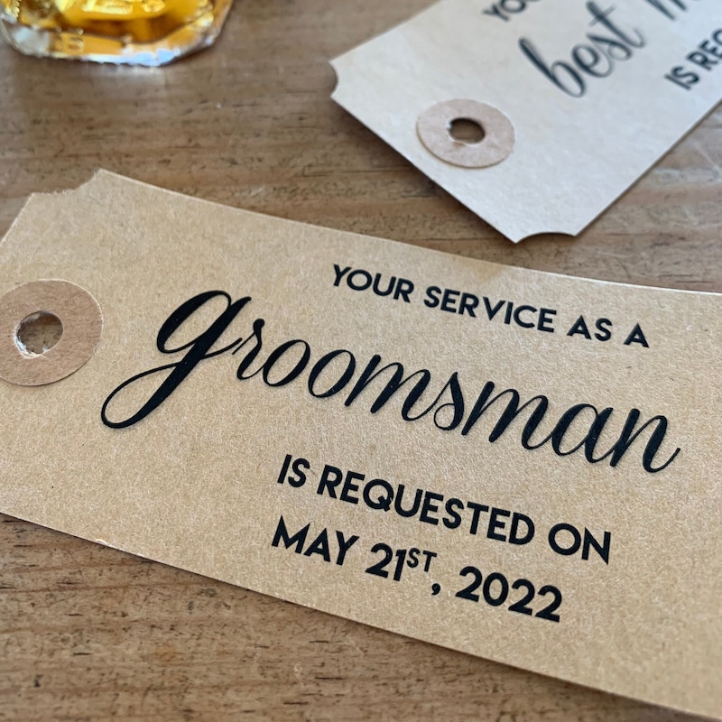 Groomsman Sticker - Etsy