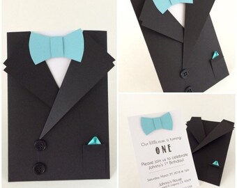 Tuxedo invitation | Etsy