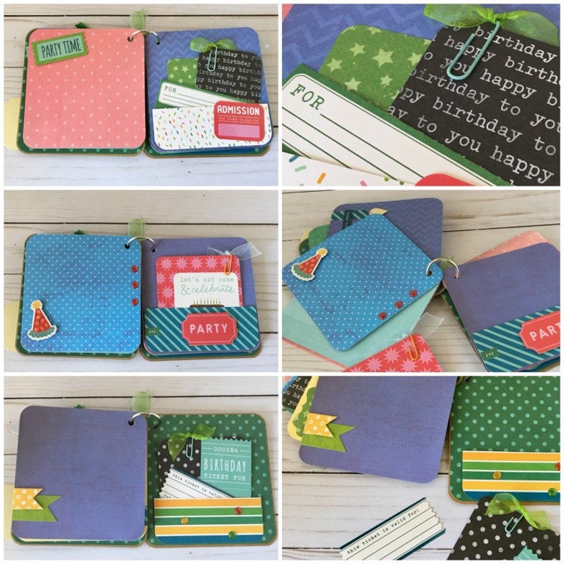 Birthday Mini Flip Album for Photos Camera Shaped Flip Book - Etsy