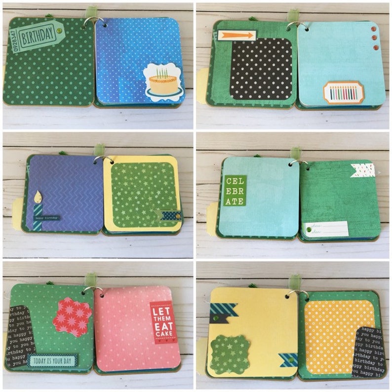 Birthday Mini Flip Album for Photos Camera Shaped Flip Book - Etsy