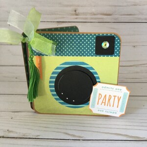 Birthday Mini Flip Album for Photos Camera Shaped Flip Book - Etsy