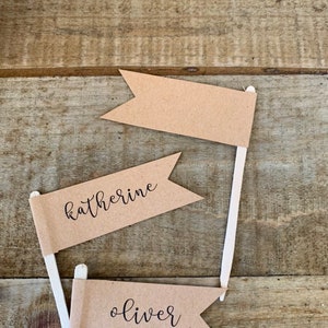 Wedding Guest Personalized Name Tags for Seating, Table Decor, Bridal ...
