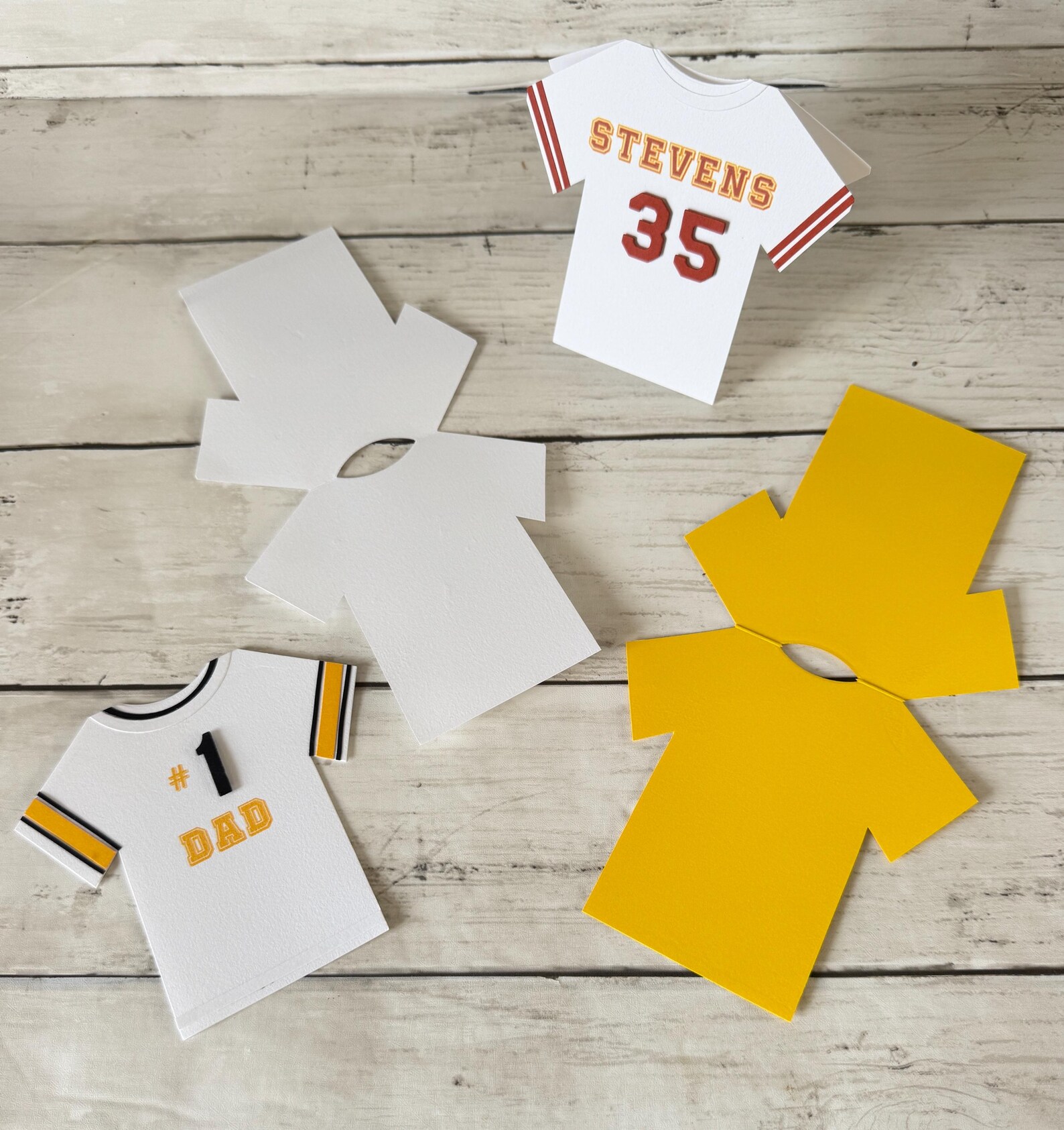 Sports Team Jersey Card, Custom Father's Day Gift - Etsy