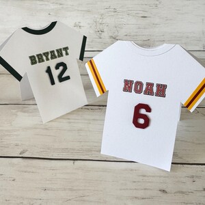 Sports Team Jersey Card, Custom Father's Day Gift - Etsy