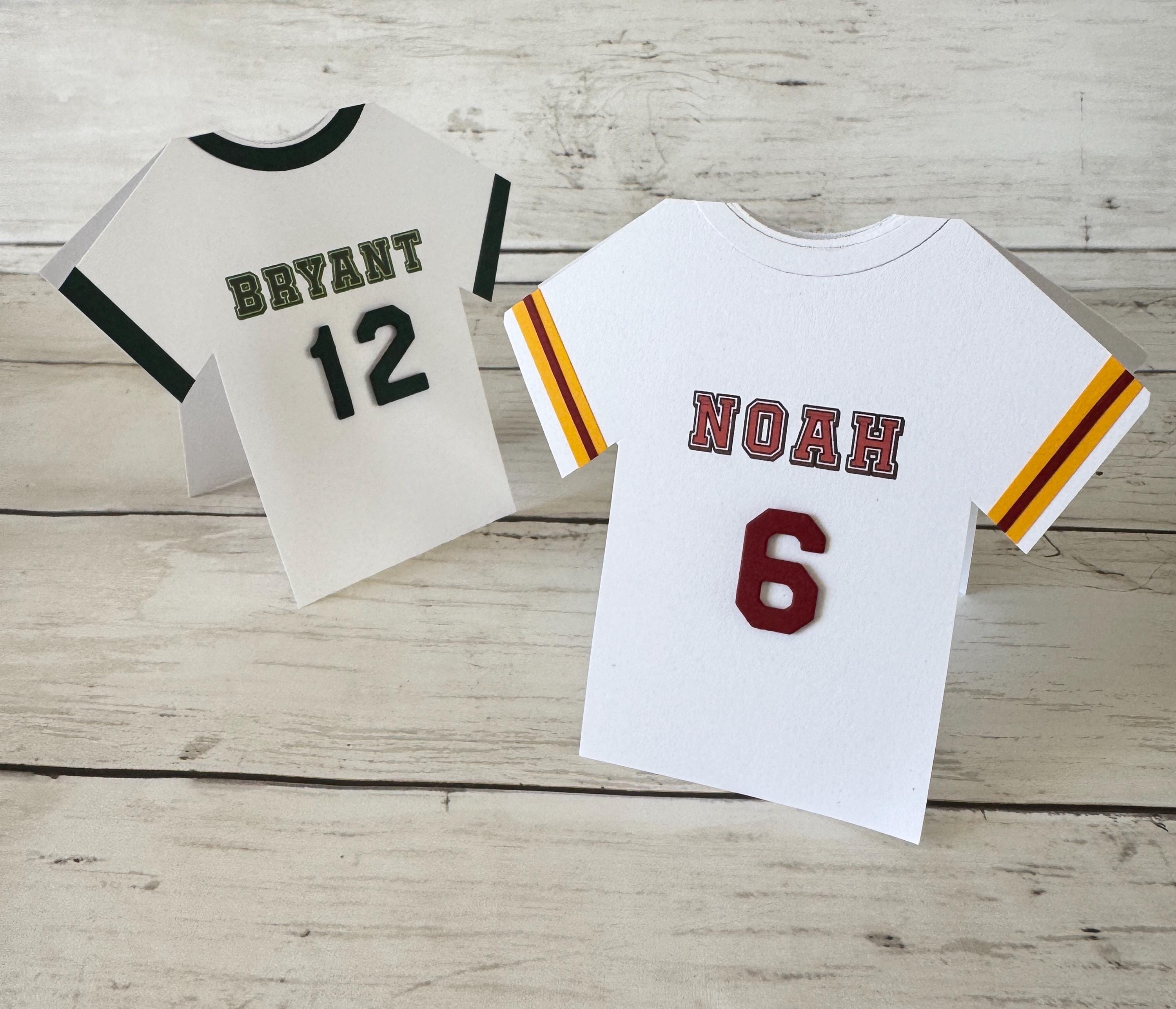 Sports Team Jersey Card, Custom Father's Day Gift - Etsy