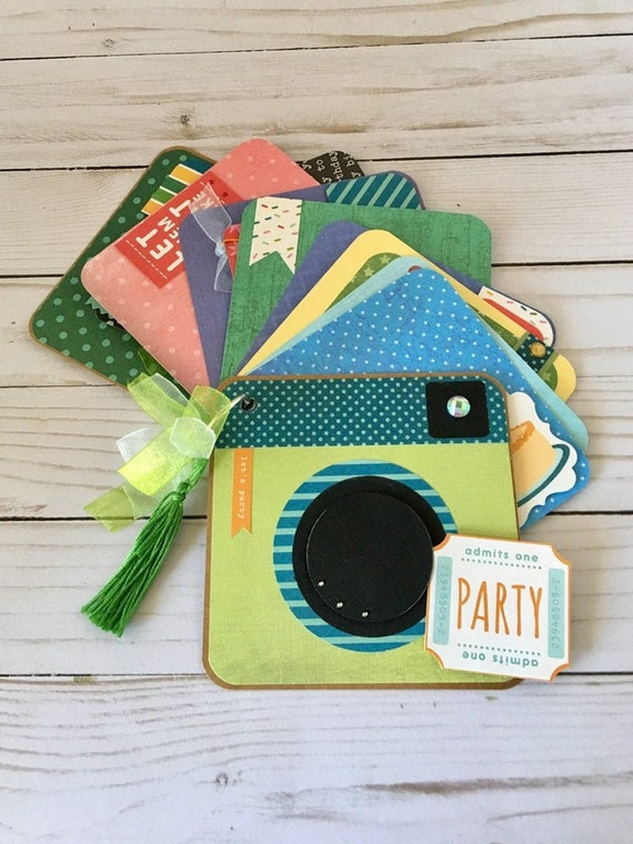 Birthday Mini Flip Album for Photos Camera Shaped Flip Book - Etsy