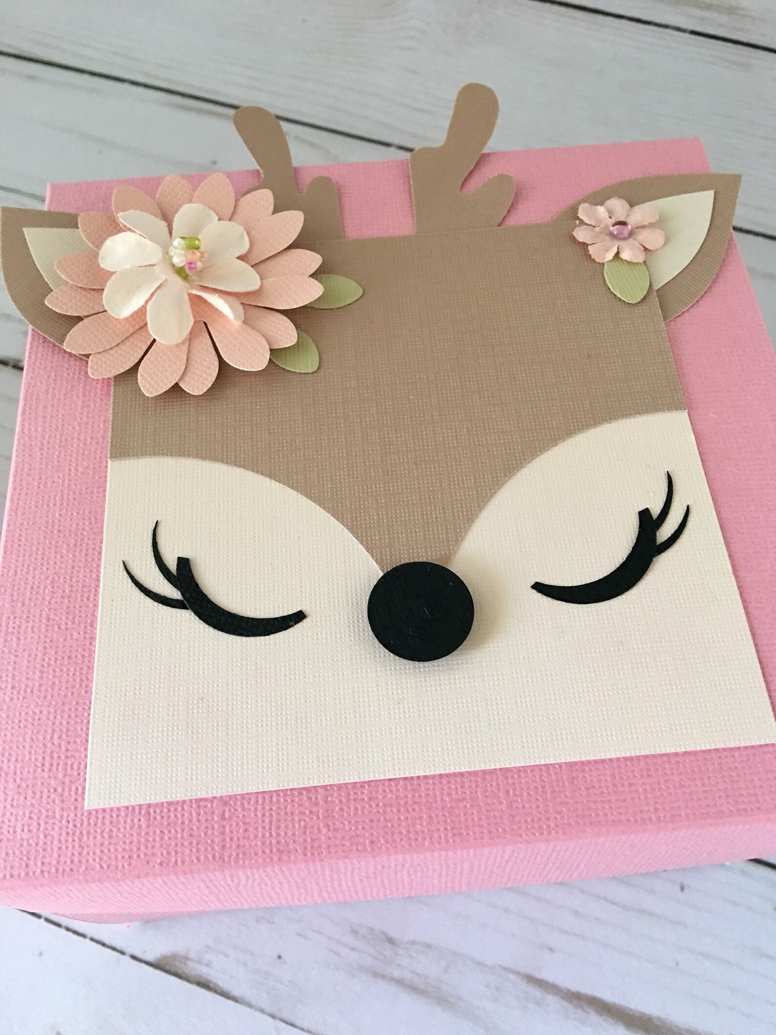 Deer Explosion Photo Box Baby Shower Photo Gift Álbum Ooh - Etsy
