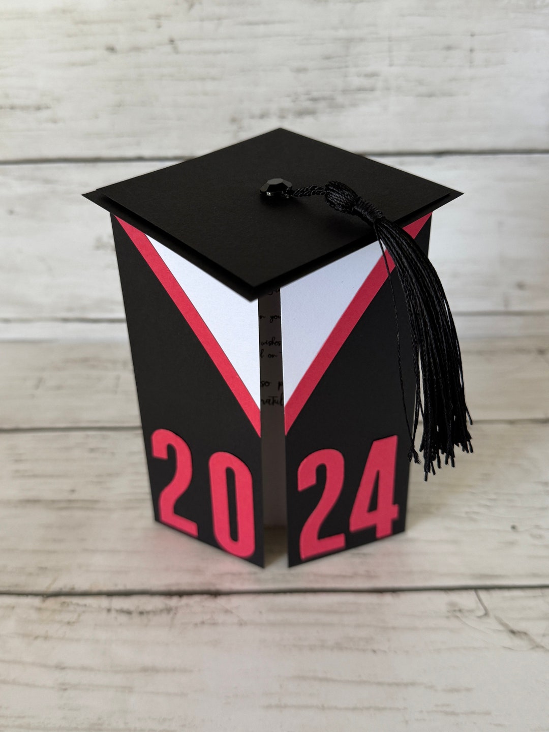 Graduation Cap Gown Card, Personalized Congratulations Graduate ...