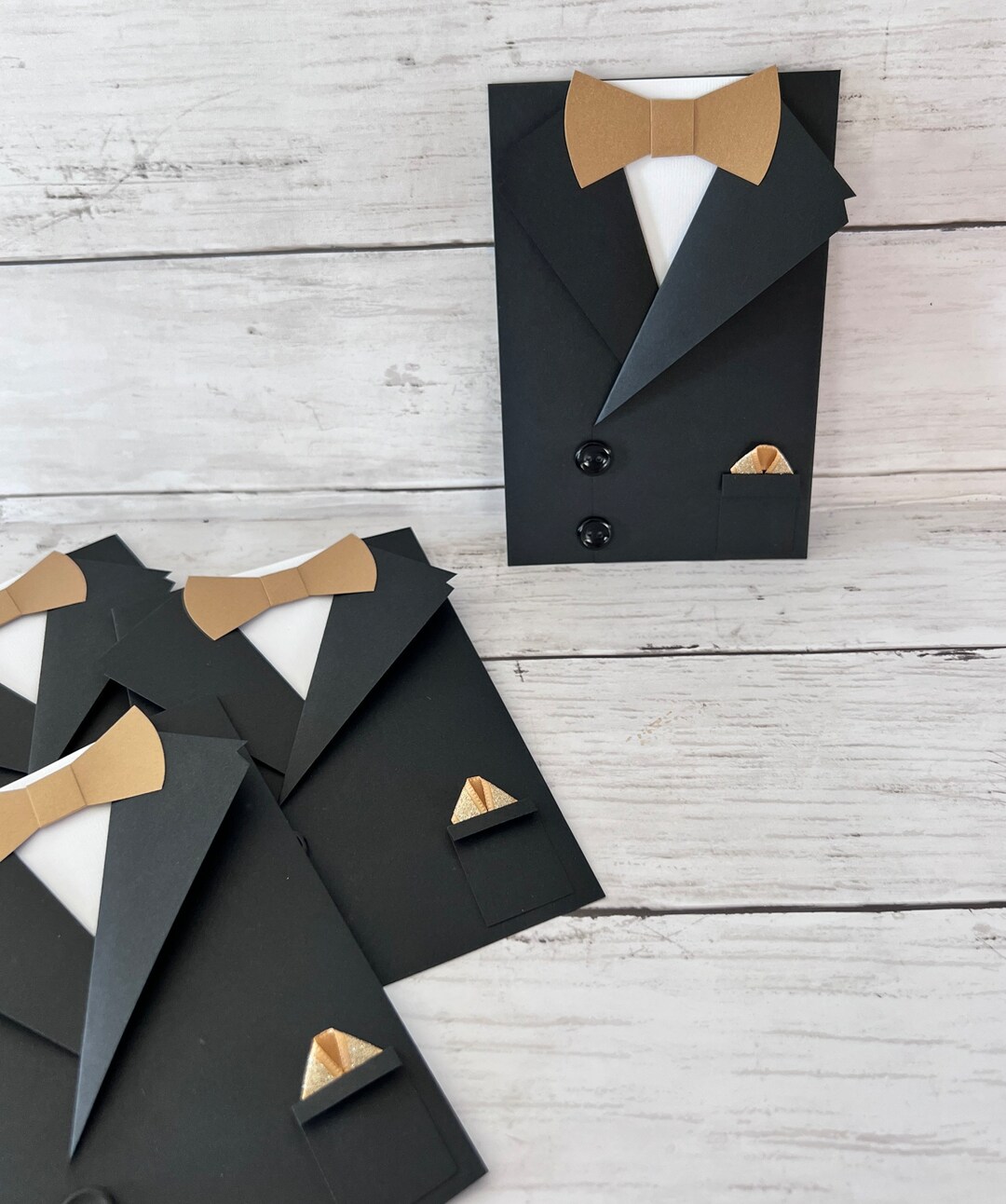 Tuxedo Wedding Card Best Man Proposal, Personalized Groomsman Invite ...