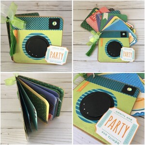 Birthday Mini Flip Album for Photos Camera Shaped Flip Book - Etsy