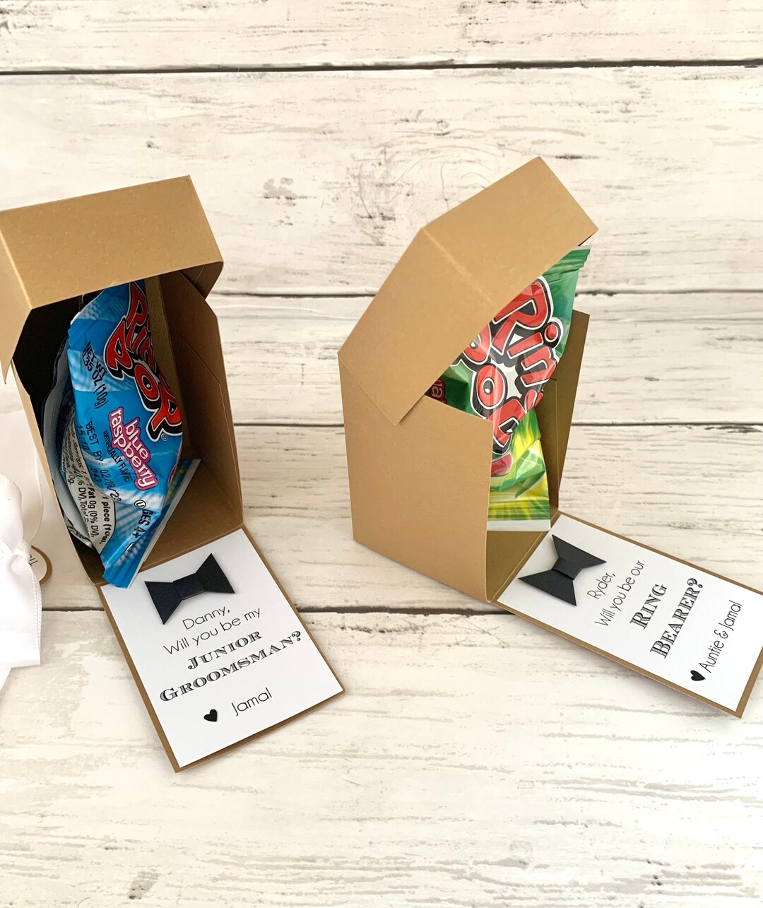 Personalized Ring Pop Box, Proposal, Will You Be My Ring Bearer Gift ...