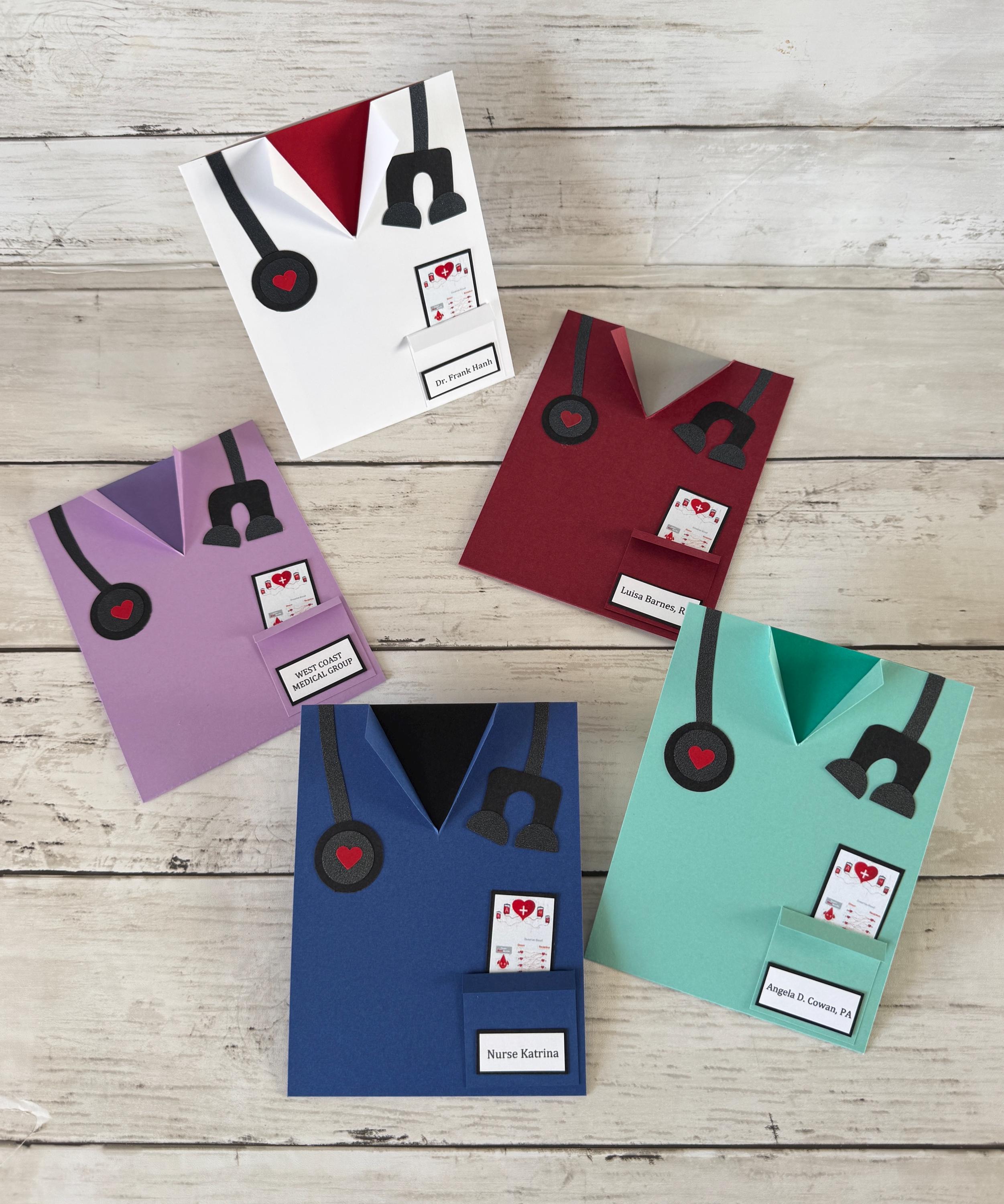 Scrub Shirt Card, Medical Graduation Gift, Doctor, Nurses, Health Care ...