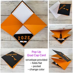Graduation Gift Card Money Holder Grad Cap Cards Congratulations Class ...