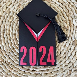 Graduation Cap Gown Card, Personalized Congratulations Graduate ...