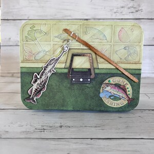 Gone Fishing Birthday Card, Eat Sleep Fish Gift Box and Card, Fishing ...
