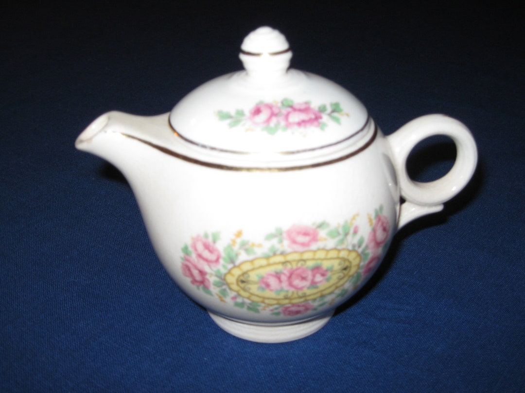 1920's Advertising Teapot With Gold Label - Etsy