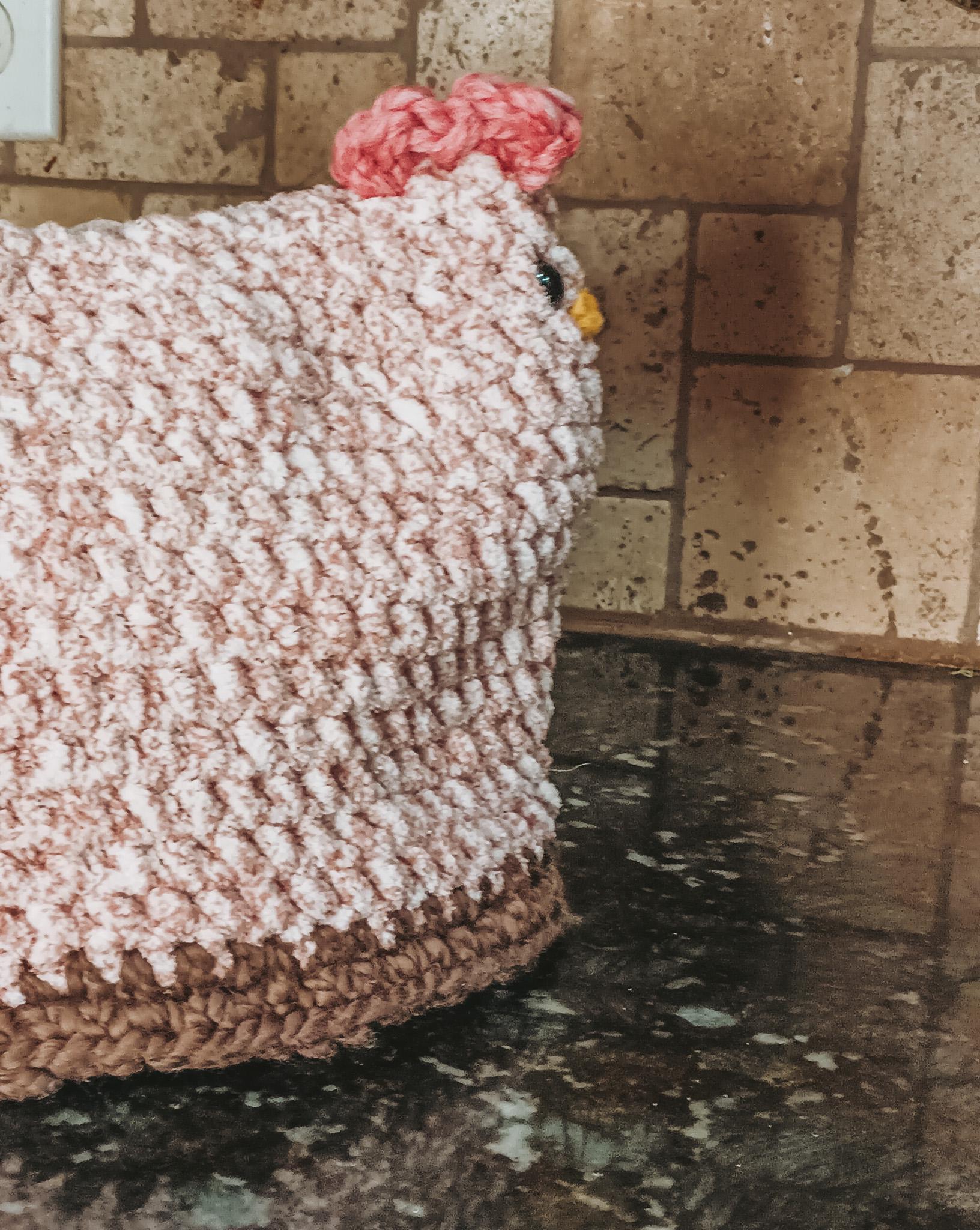 Crochet Chicken Tea Cozy: Whimsical Farmhouse Decor - Etsy