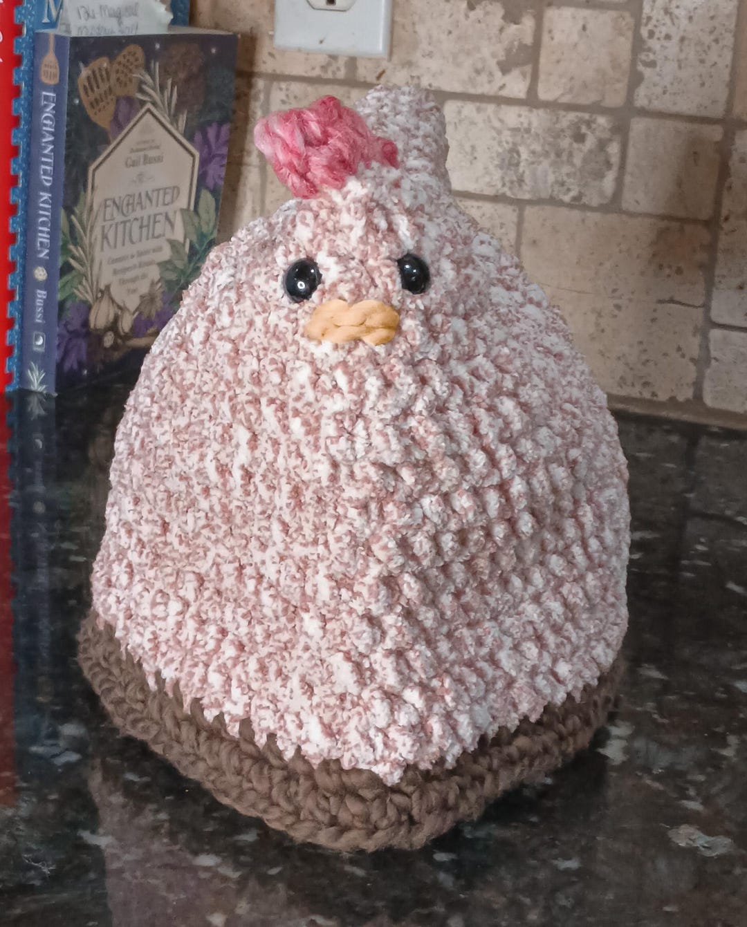 Crochet Chicken Tea Cozy: Whimsical Farmhouse Decor - Etsy