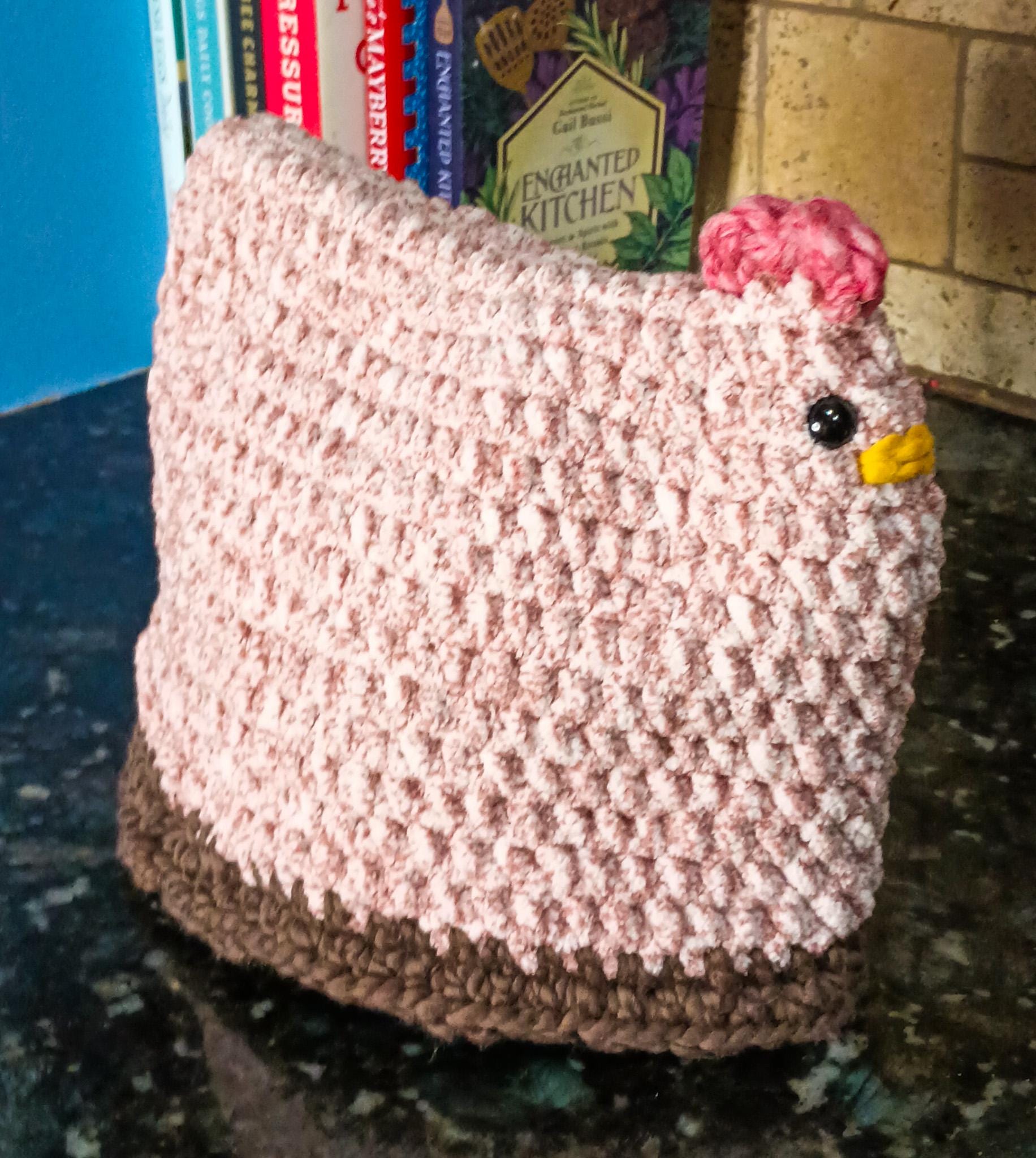 Crochet Chicken Tea Cozy: Whimsical Farmhouse Decor - Etsy