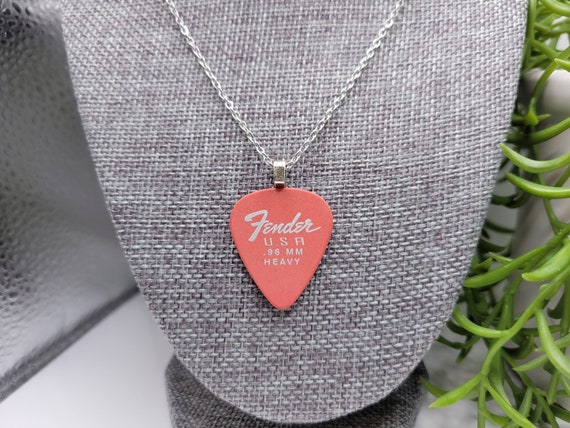 Fender Guitar Pick Necklace
