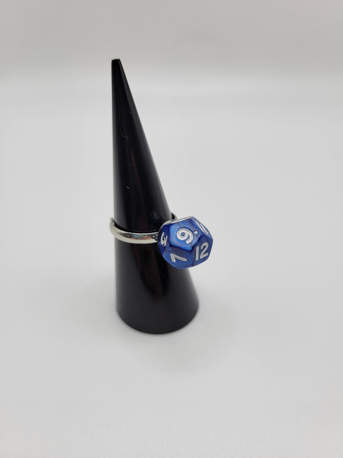 Mini Blue D12 Dice Ring Adjustable Dungeons and Dragons - Etsy
